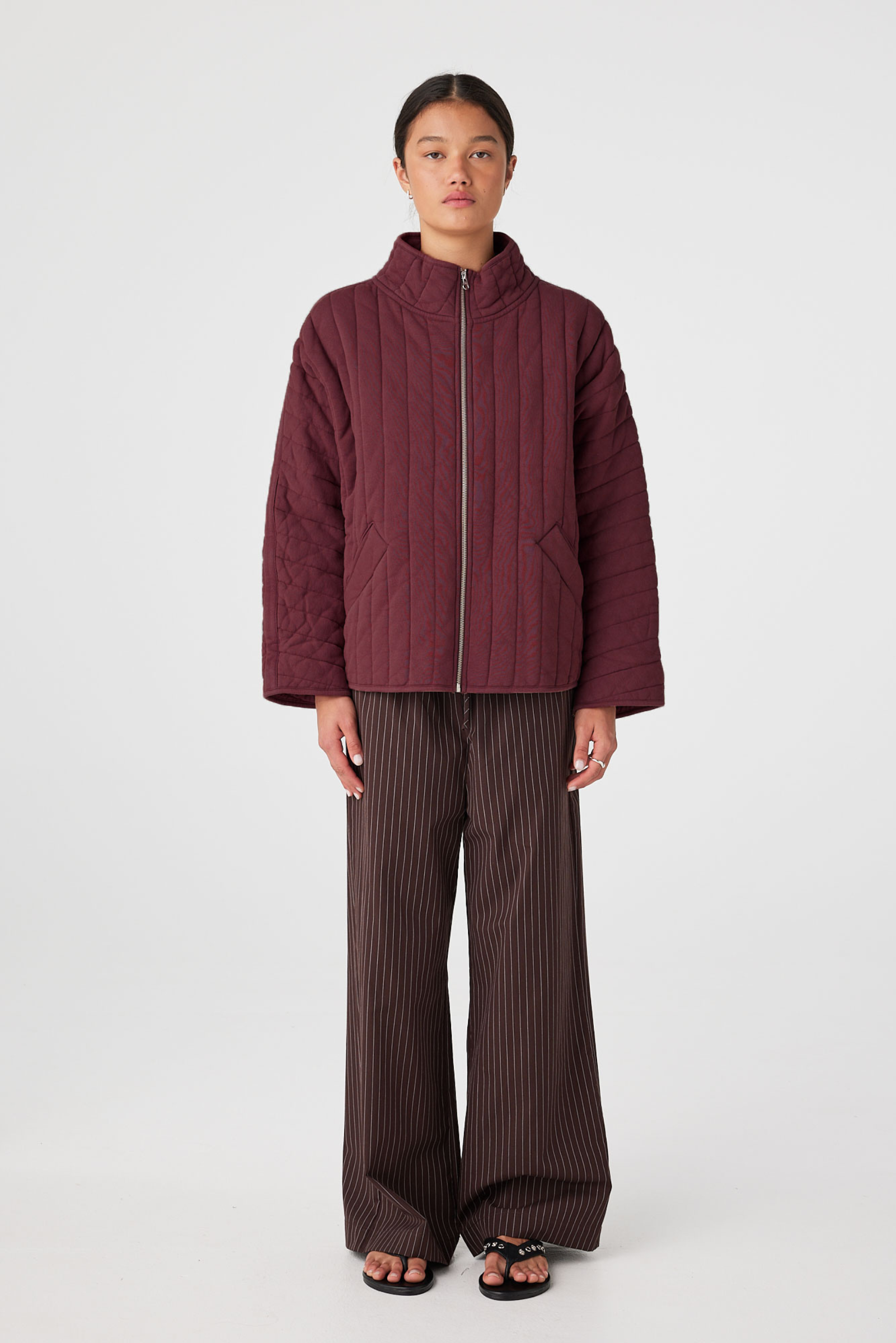 Arcaa - Tessa Jacket - Merlot - Coko Store